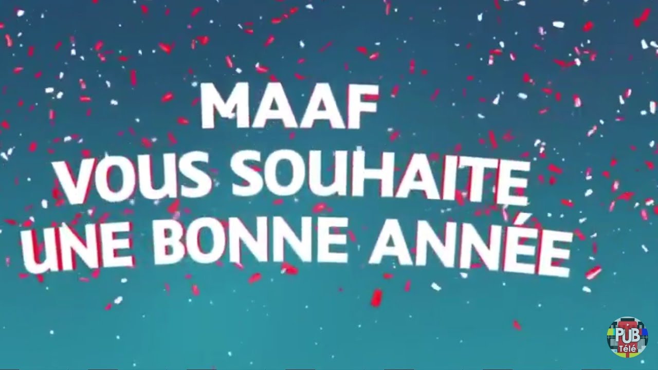 MAAF "bonne année 2022" Pub 18s - YouTube