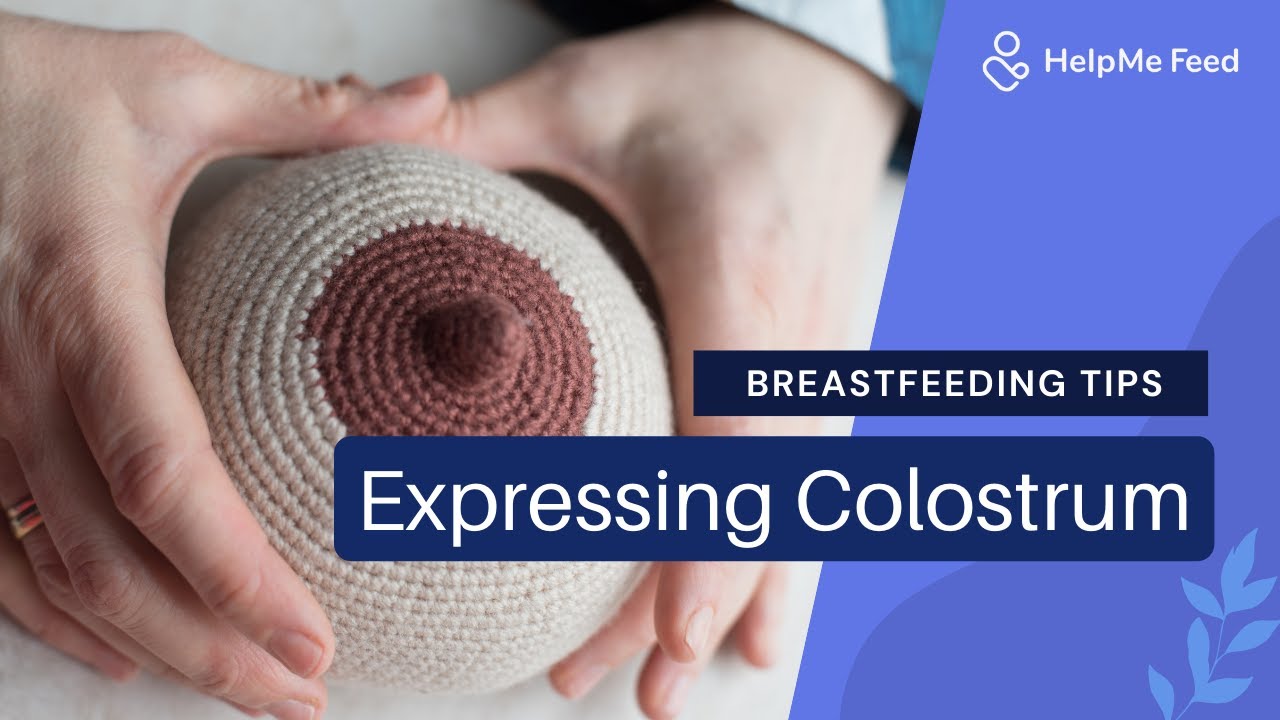 Breastfeeding Tips: Expressing Colostrum - YouTube