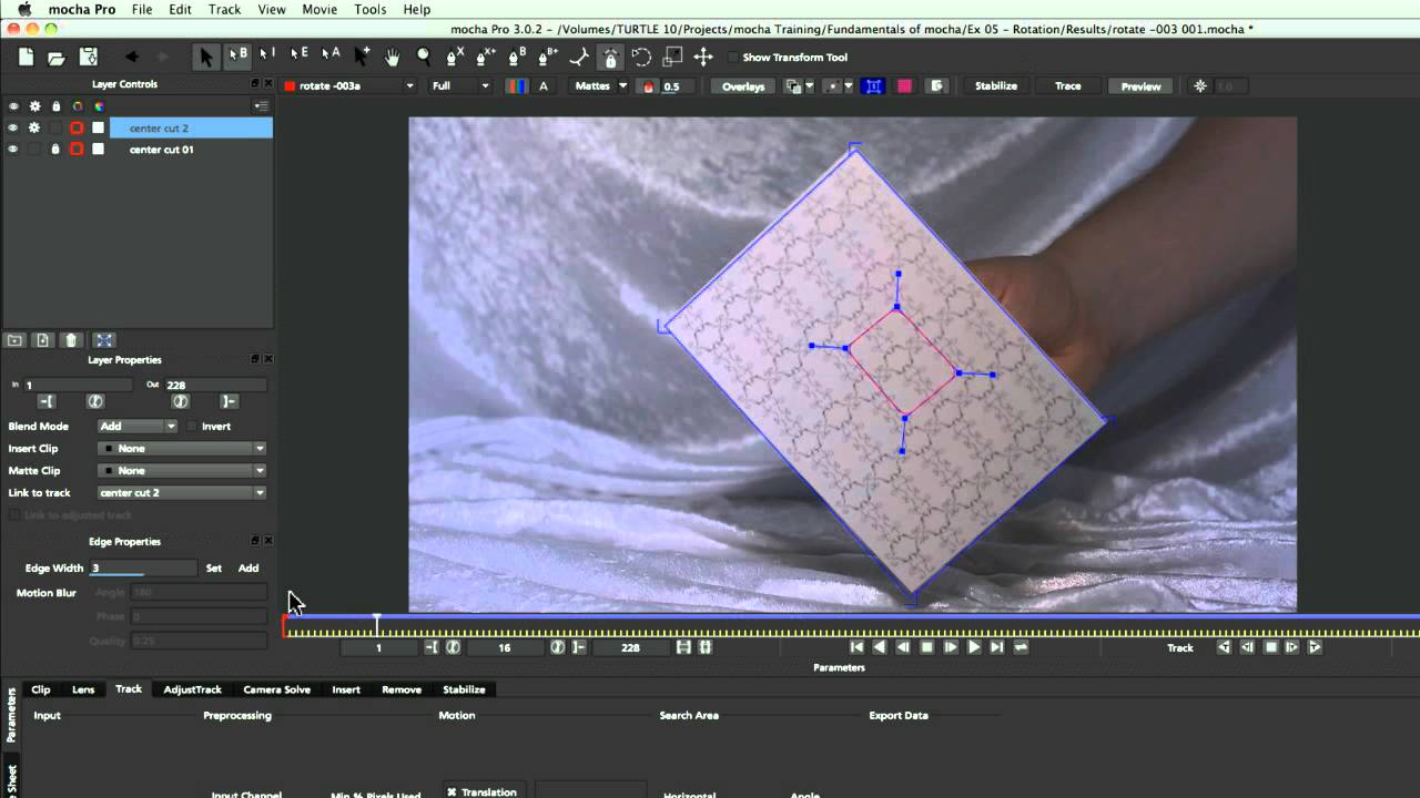 Fundamentals of Mocha - 05 - Rotation - YouTube