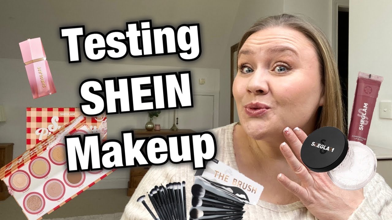 SHEIN MAKEUP REVIEW | trying a full face of SHEIN makeup - YouTube