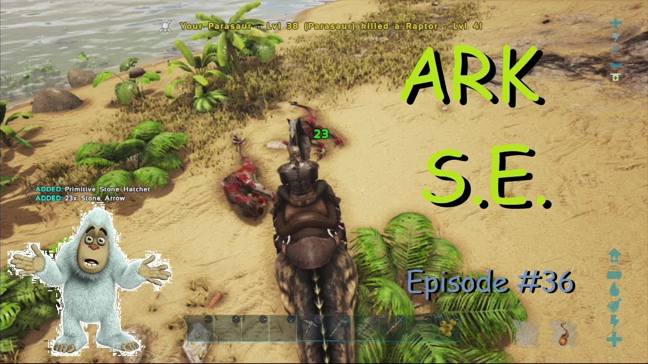 ARK S.E. [Ver1.70] #36 Where is Rock Carrot hiding (Jun 2018) PS4 - YouTube