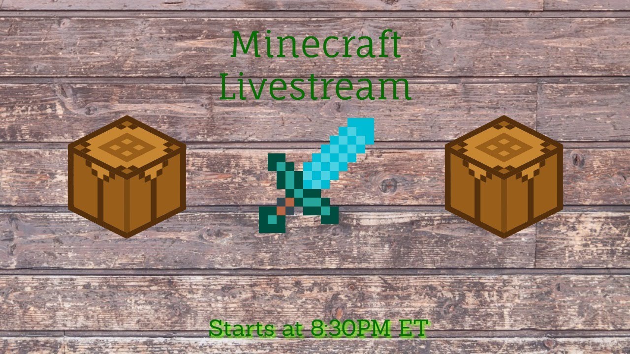 Minecraft SURVIVAL Livestream #1 - YouTube