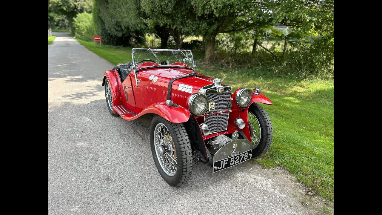 1933 MG J2 supercharged, extensive competition history offered by Robin ...