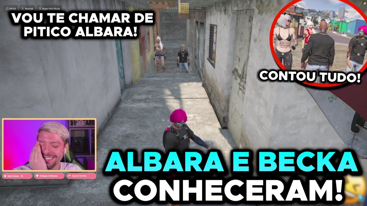 ALBARA PERGUNTOU SE CONNOR TEM ENVOLVIMENTO COM A BECKA | ALBARA E E ...