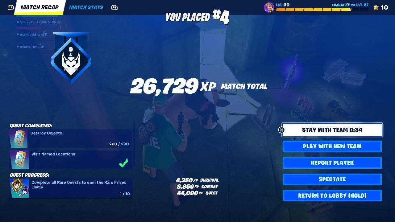 Fortnite Fourth place I'll take it - YouTube