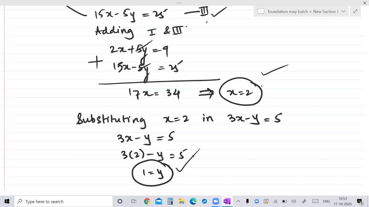 equations 3_ca foundation may batch - YouTube