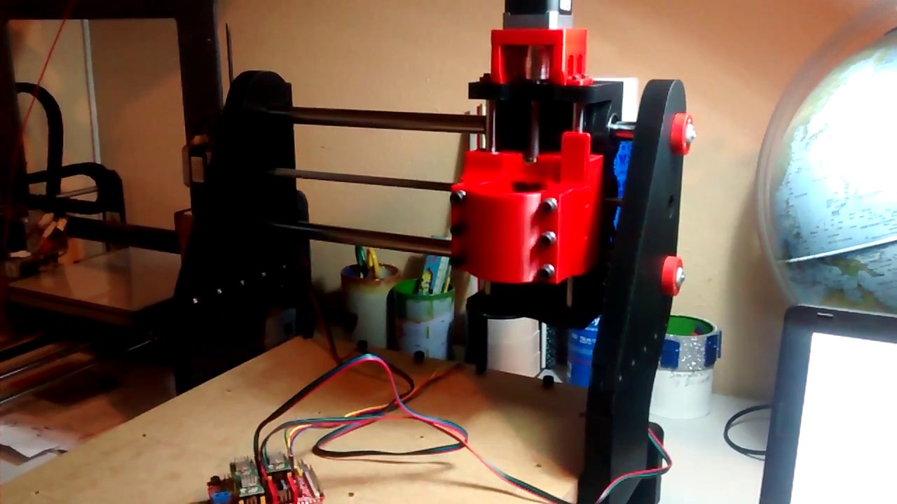DIY CNC Machine with printer parts 02.mp4 - YouTube