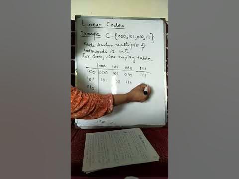 Linear codes - YouTube
