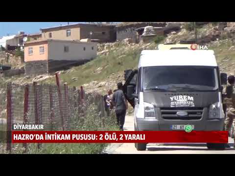 Hazro’da intikam pususu: 2 ölü, 2 yaralı