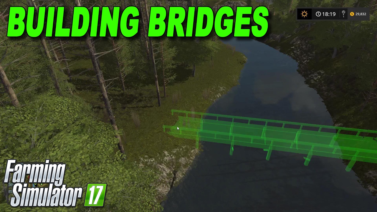 Farming Simulator 17 - Building Bridges - YouTube