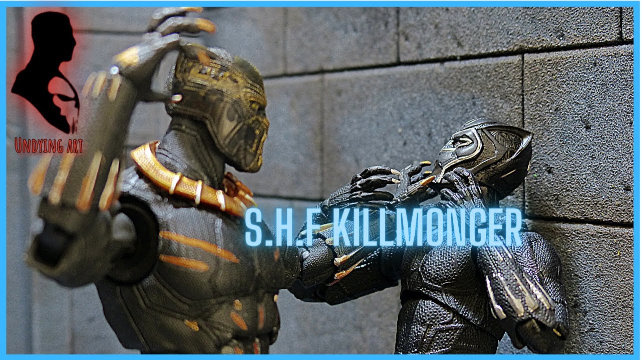 S.H Figuarts Killmonger Figure Review [Custom Showcase] - YouTube