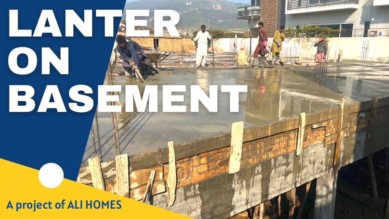 First lanter on basement I step by step construction - YouTube