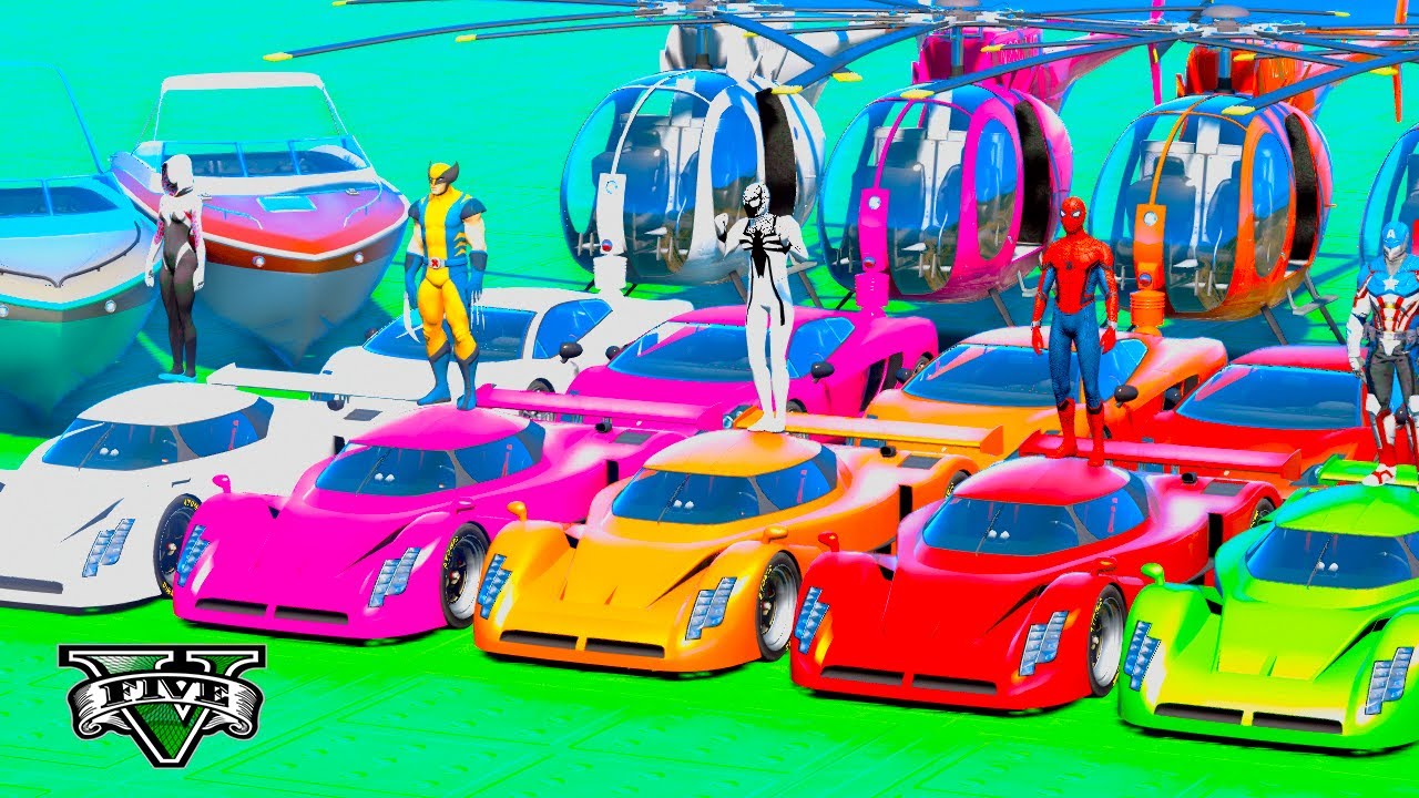 GTA V Epic New Stunt Race For Car Racing Challenge By Trevor - YouTube