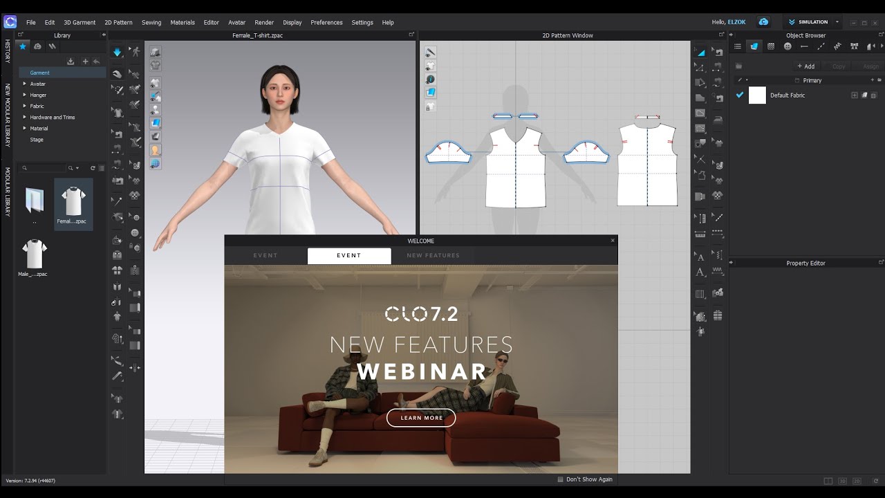 CLO 3d v.7.2 - YouTube