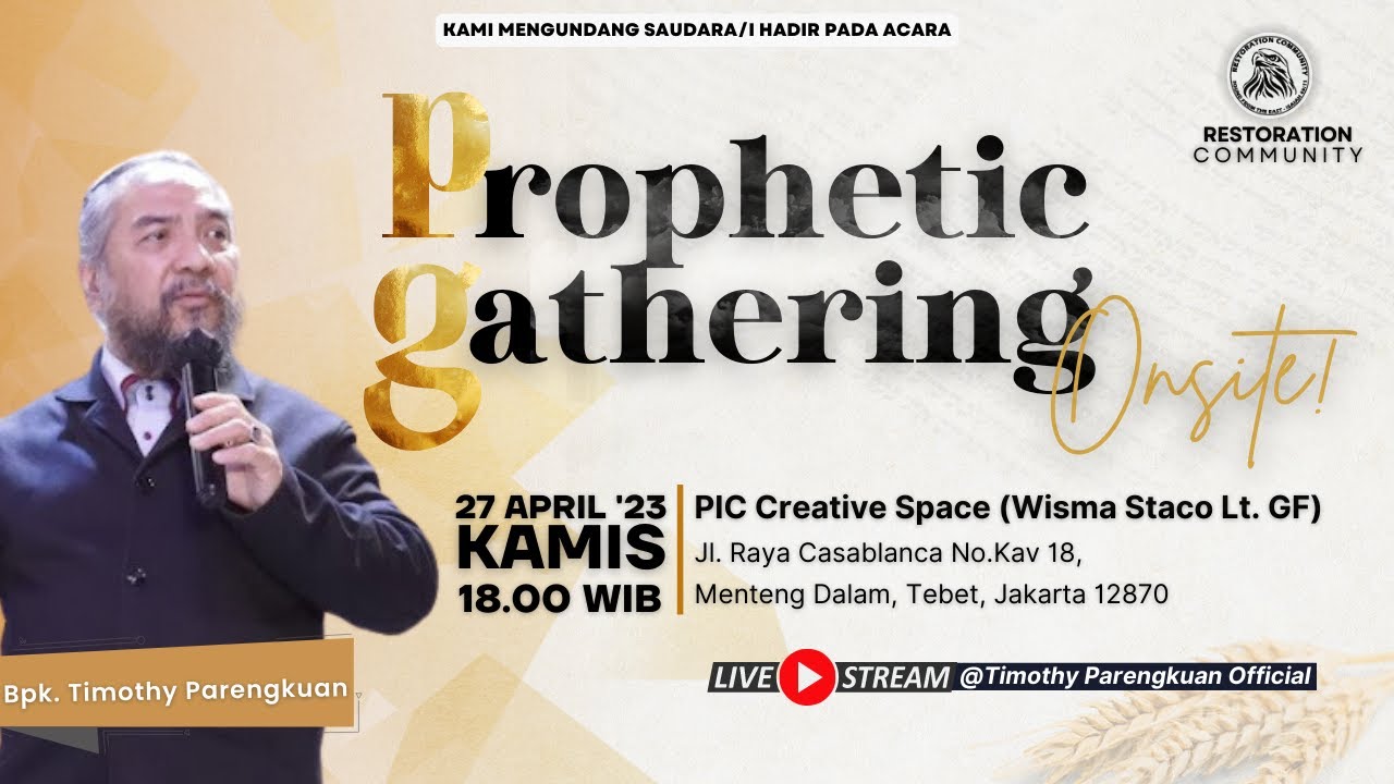 PROPHETIC GATHERING ONLINE | 27 April 2023 - YouTube