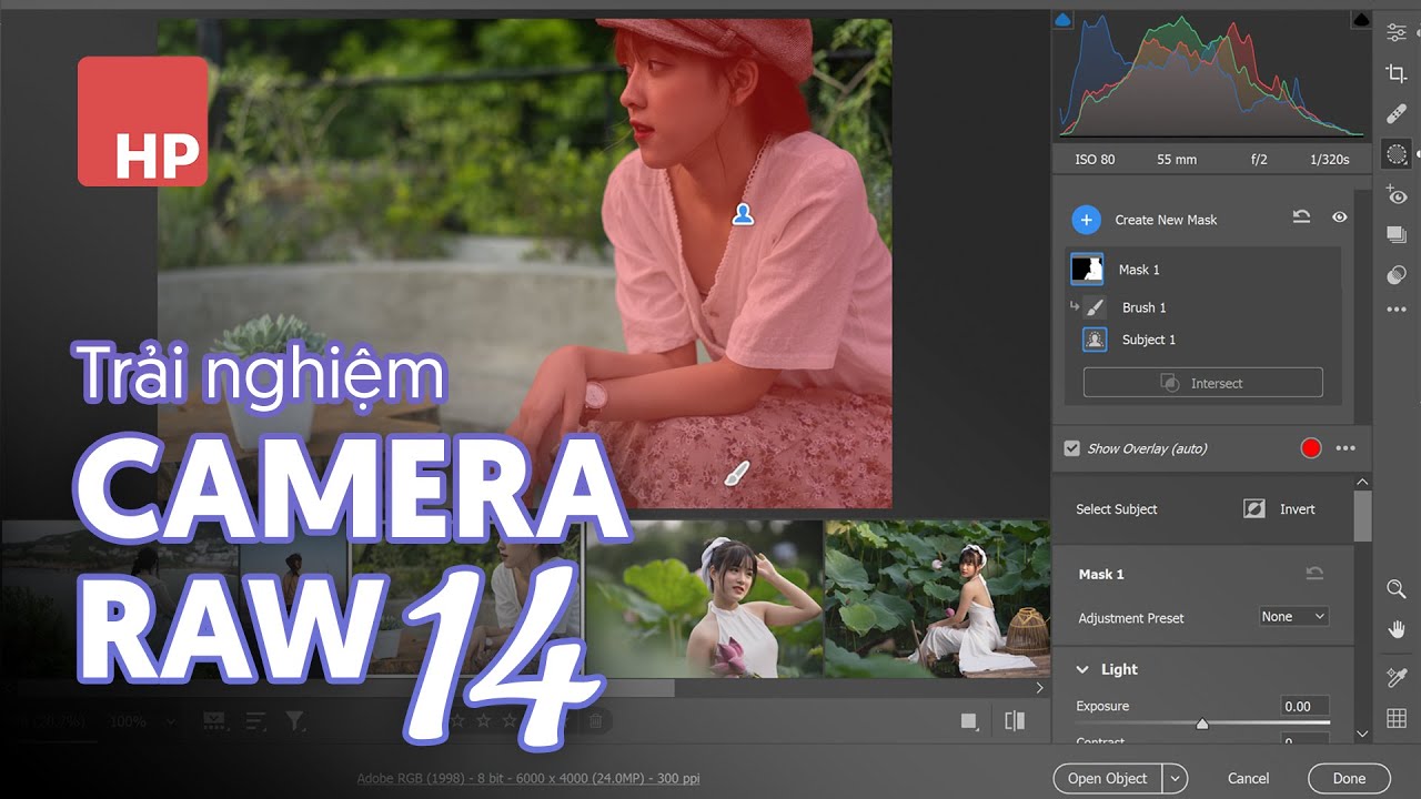 Review Camera Raw 14.0 từ Adobe 2022 - tính năng masking cực hay! - YouTube