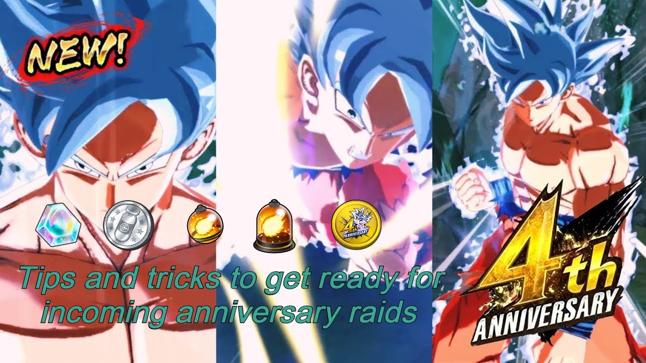 DB Legends 4th Anniversary tips and tricks. (Gain large rewards, little ...