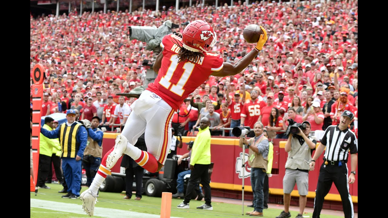 Demarcus Robinson One Handed Catch For TD | Ravens vs. Chiefs | NFL ...