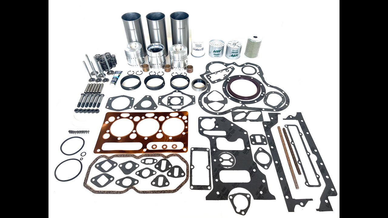 Engine Overhaul Rebuild Kit Perkins 3.152 Massey Ferguson Tractors 135 ...