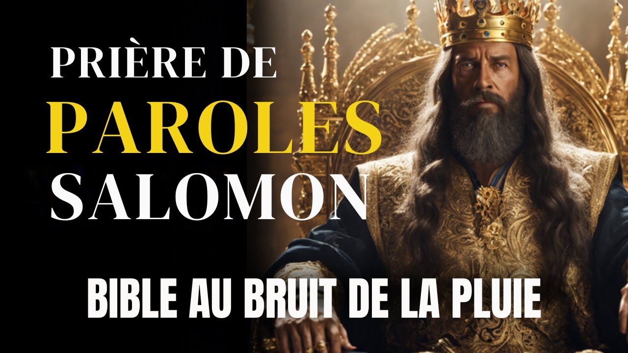La prière de Salomon et sa Sagesse Divine | Livre des Proverbes de ...