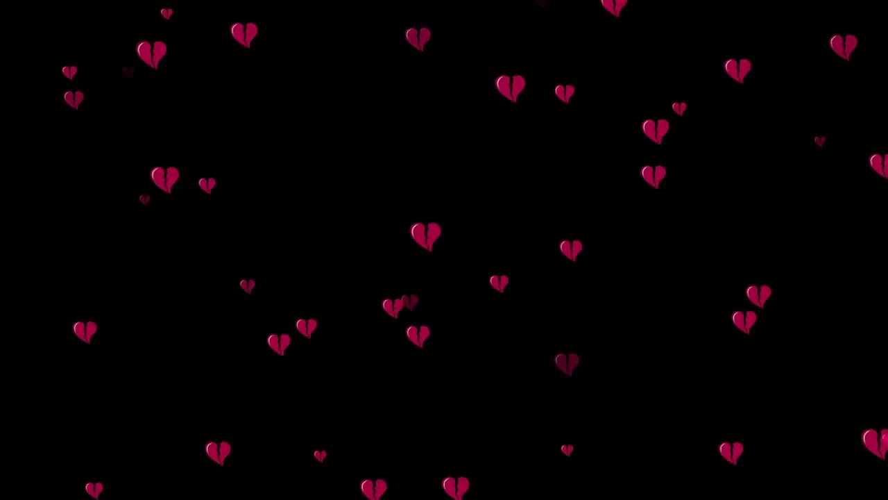 Broken Heart Overlay for aesthetic editing - YouTube