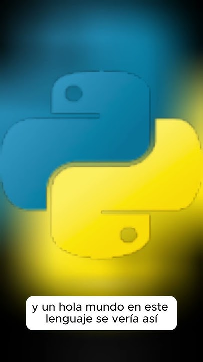 Hola Mundo Python Python Programación Desarrollodesoftware Programming Youtube 9307