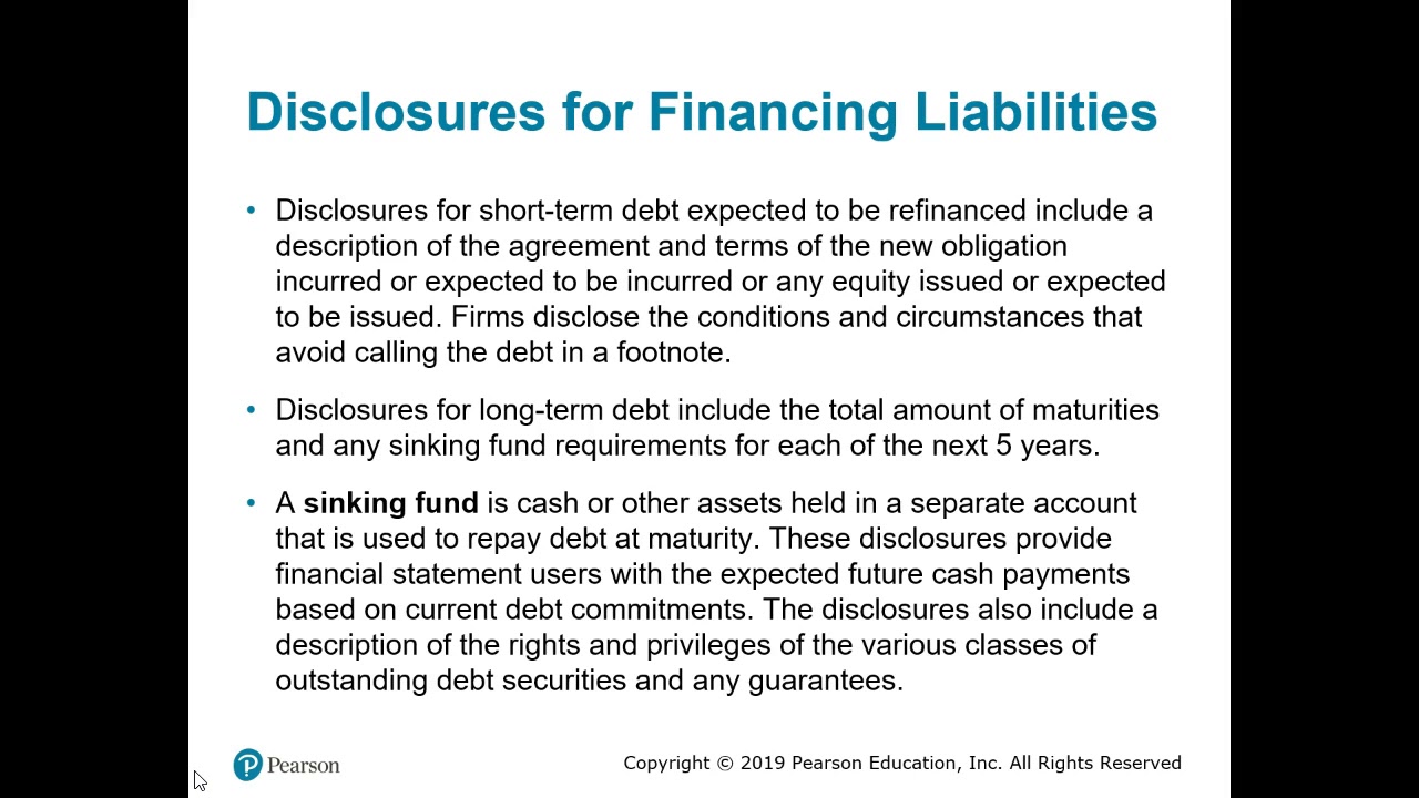 Financing liabilities disclosures - YouTube