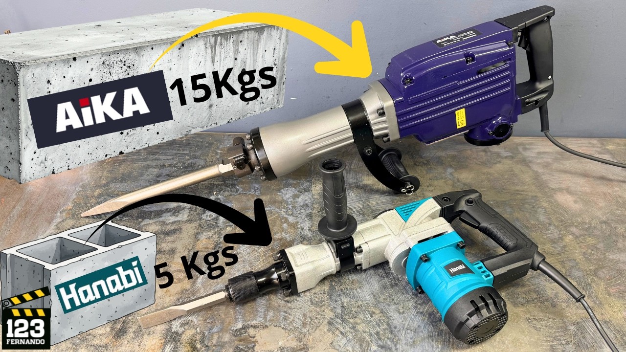 MARTELOS DEMOLIDORES! DIFERENÇAS ENTRE O ROMPEDOR DEMOLIDOR AIKA DE ...