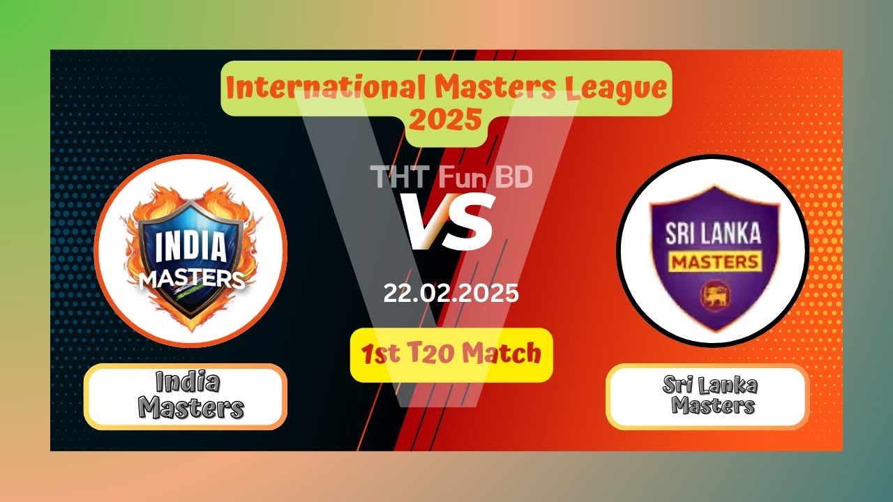 India Masters vs Sri Lanka Masters | INM v SKM | International Masters ...