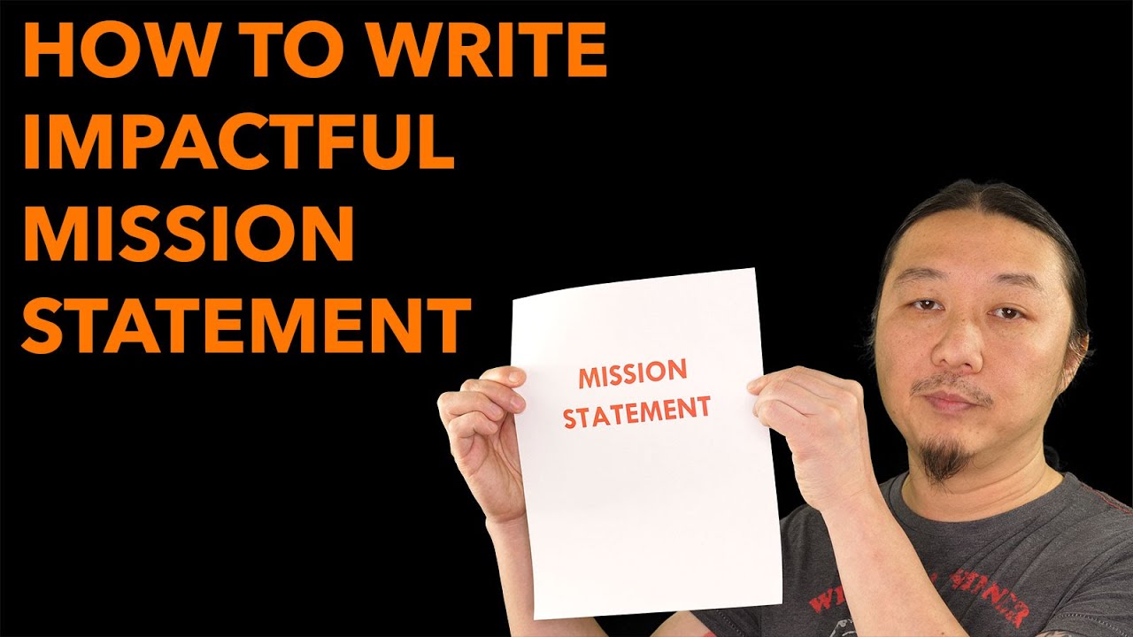 How to Write Impactful Mission Statement [5 Minute Entrepreneurship ...