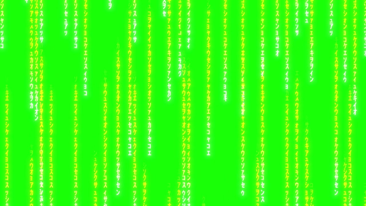 4K | Green Matrix Glowing Motion Background 2160p Effect - YouTube