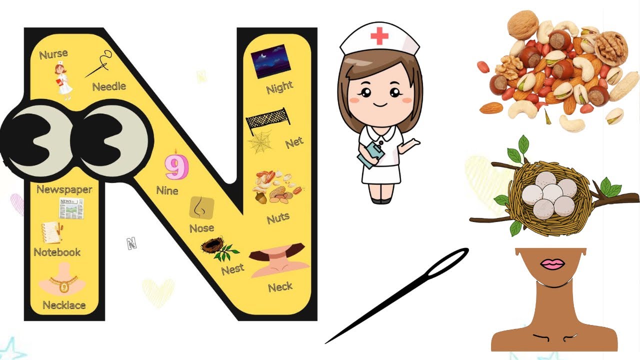 Phonics | Letter N | singing for babies | Letter Sound N | Basma Najjar ...