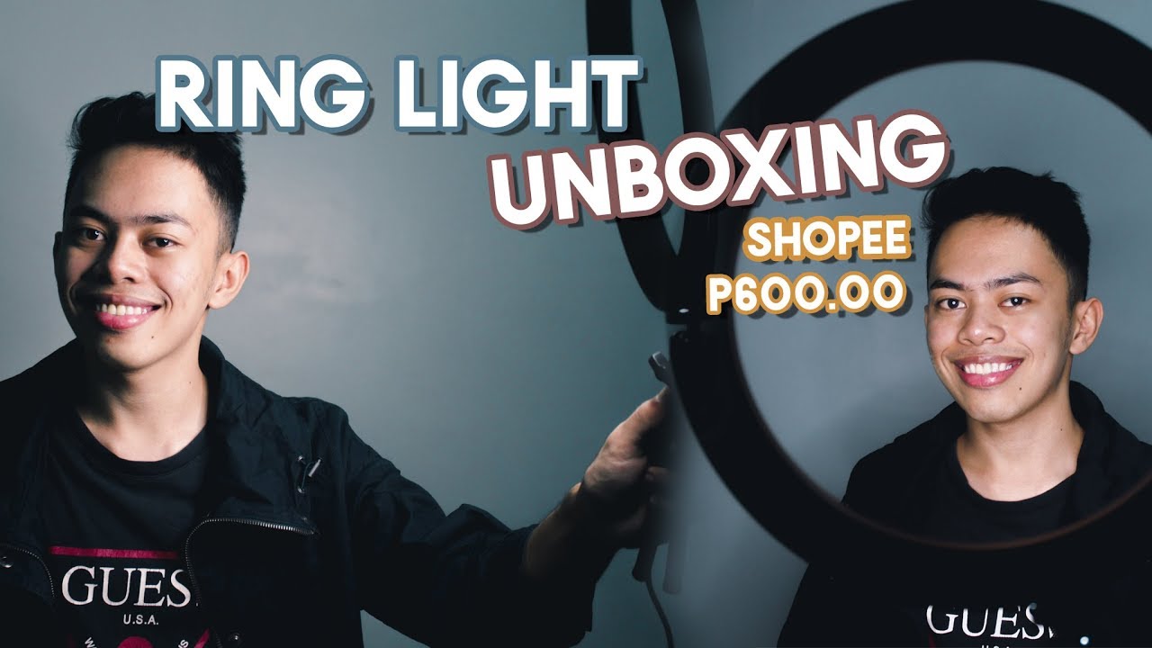 UNBOXING SHOPEE RING LIGHT FOR 600 PESOS!! | Raymond Baltazar - YouTube