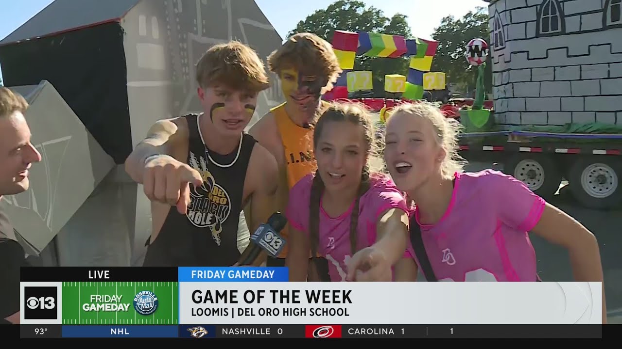 Friday Gameday: Del Oro homecoming festivities - YouTube