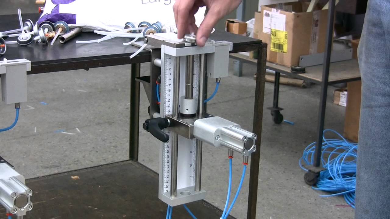 Pneumatic Diptube Cutting Machine. Mod. Speedcut 99 Coven Egidio - YouTube