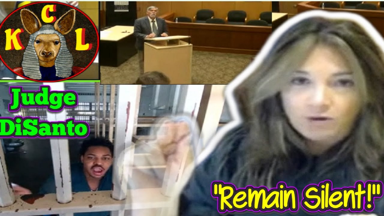 "Please Remain Silent" Judge DiSanto | Defendant Won't Take Lawyer's ...