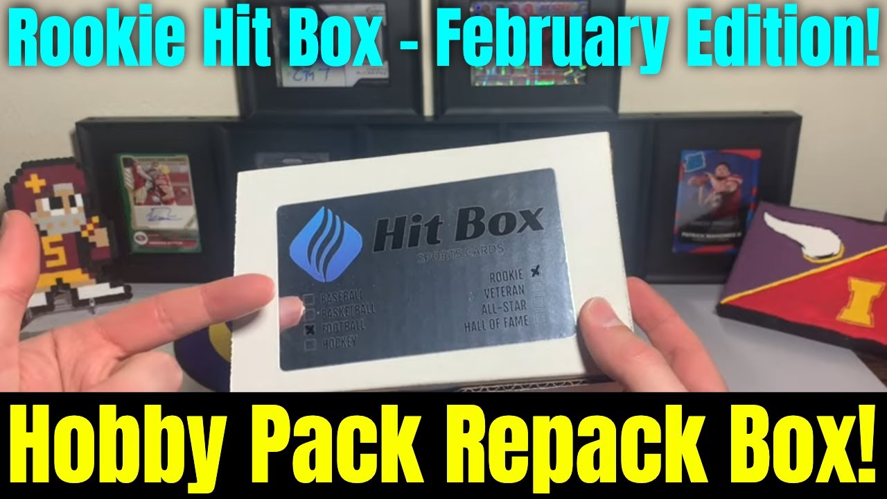 Hit Box Sports Cards Rookie February Hobby Repack Football Box! Did We ...