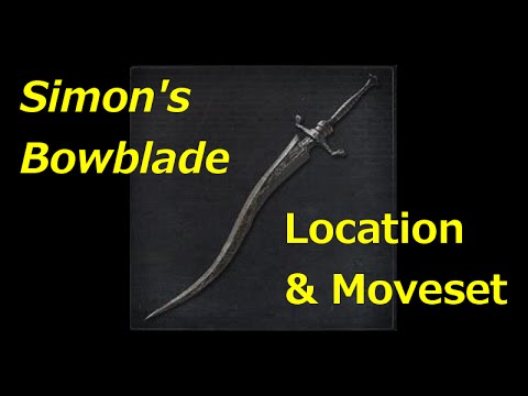 Bloodborne: The Old Hunters - Simon's Bowblade Location & Moveset - YouTube