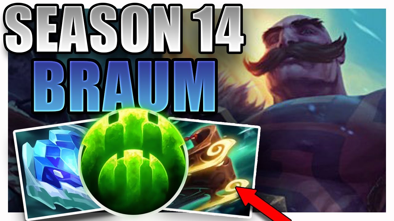 SEASON 14 BRAUM SUPPORT GAMEPLAY GUIDE - YouTube