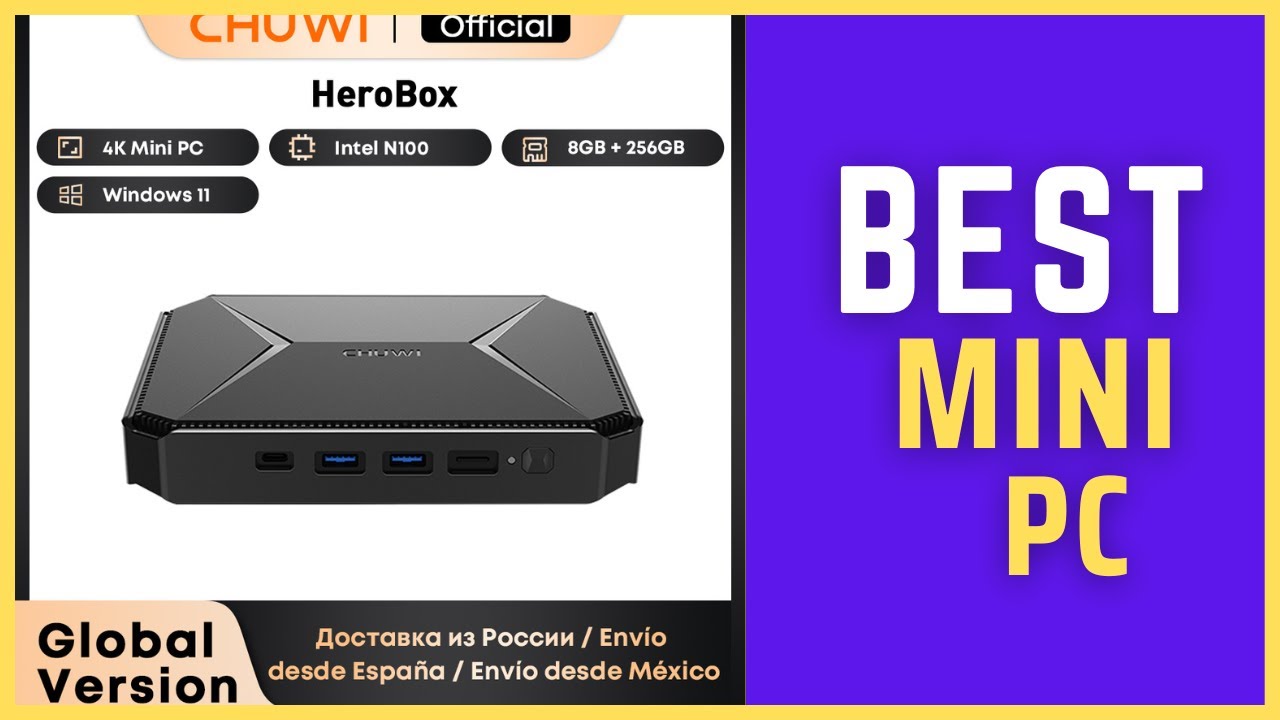 Best Mini PC | CHUWI HeroBox Intel Celeron N100 Mini PC Review - YouTube