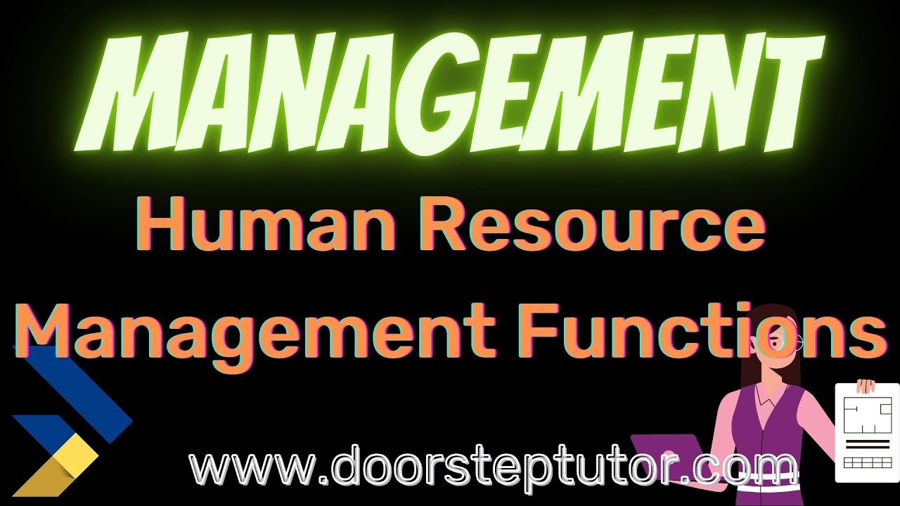 Human Resource Management Functions: Planning, Organizing, Directing ...