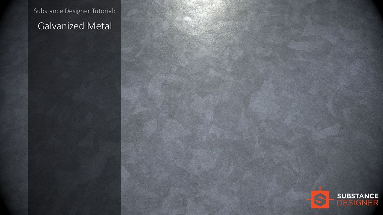 Galvanized Metal - Substance Deisgner Tutorial - YouTube