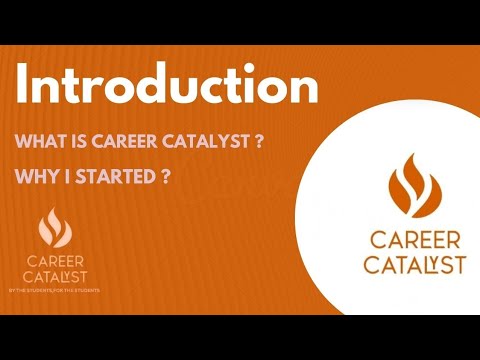 What is Career Catalyst🤔... - YouTube