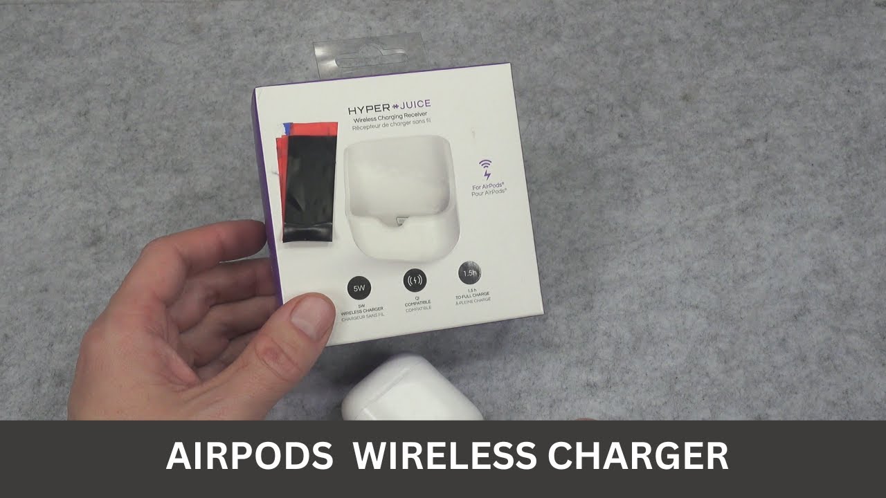 AirPods - adding Hyper Adapter for wireless QI charging - YouTube