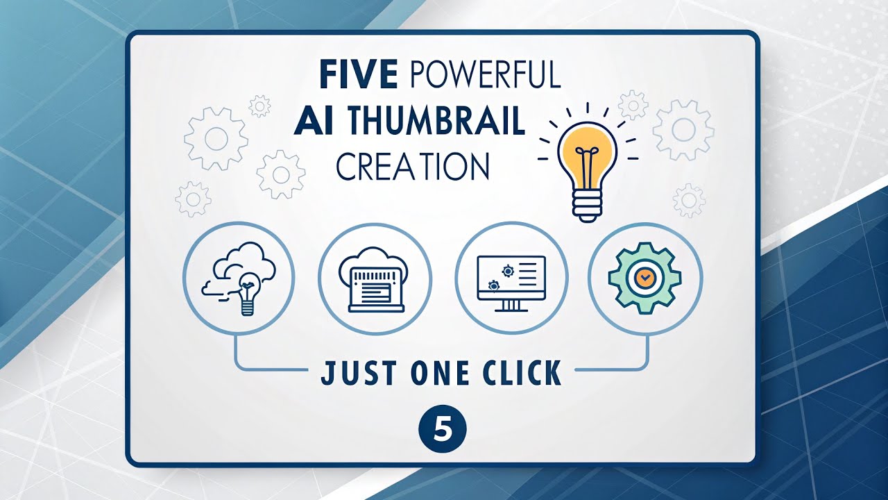 Create Stunning Thumbnails in Just ONE CLICK with AI! - YouTube