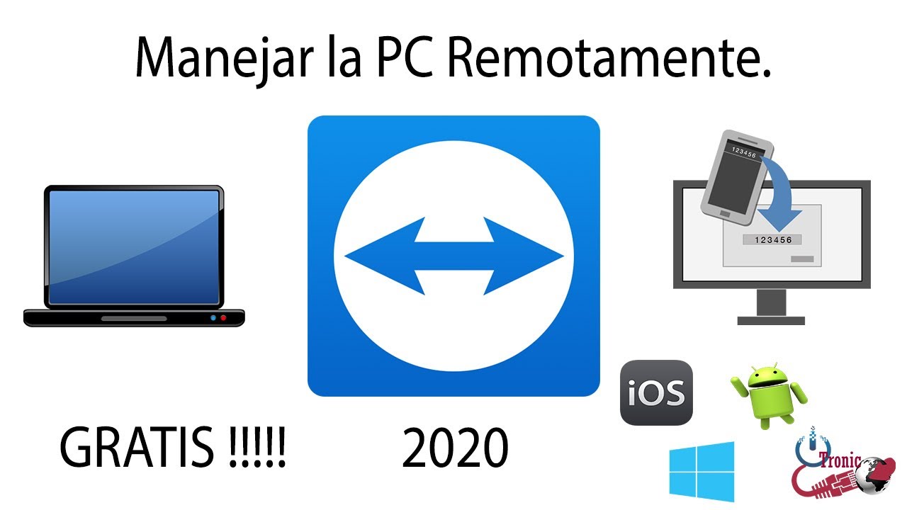 Controlar la PC desde otra PC con TeamViewer - YouTube