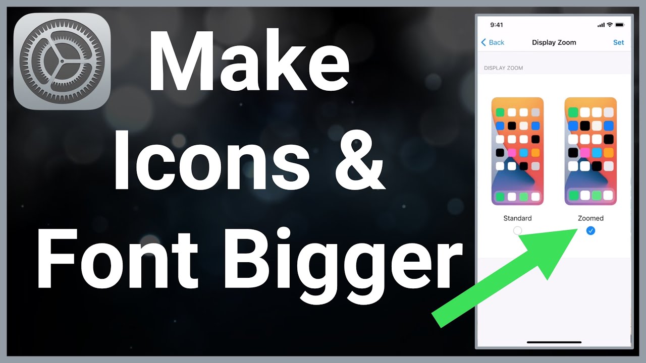 How To Make Icons Font Bigger On IPhone 12 YouTube How To Make Icons Font Bigger On IPhone 12 YouTube