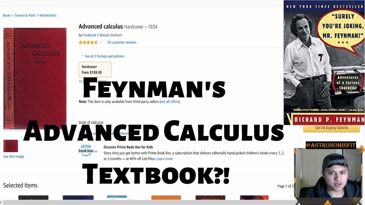 Touring the Advanced Calculus Book Richard Feynman Learned From! - YouTube