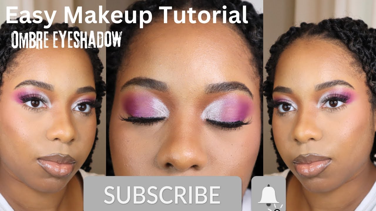 Easy Purple Ombre Eyeshadow| Full Tutorial - YouTube