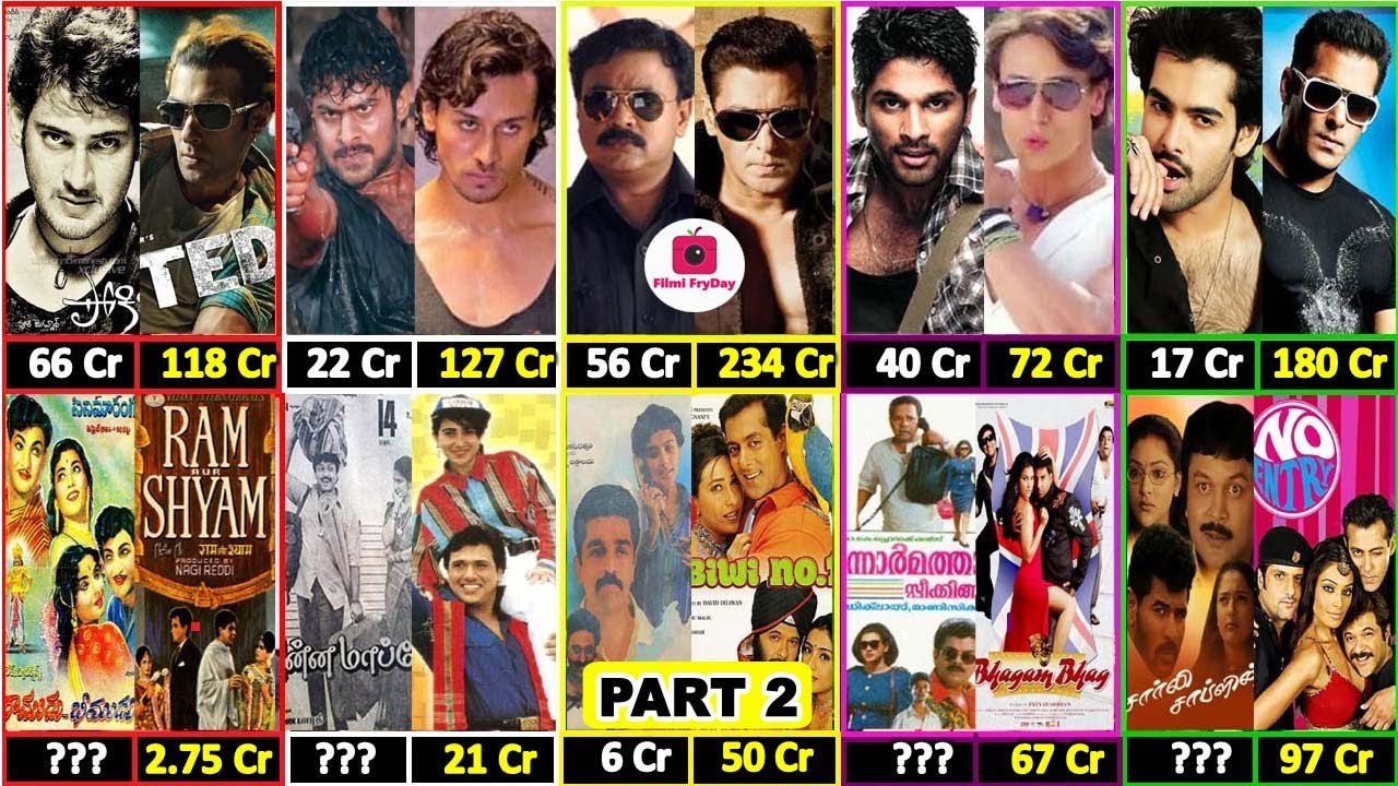 EP02: 10 Most Successful Bollywood Films That Were Remake of South ...